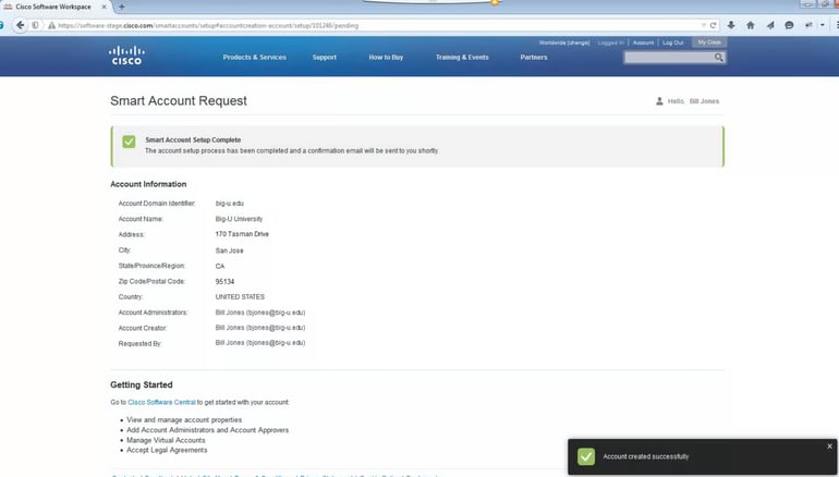 Cisco Smart Accounts